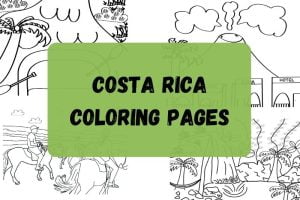 Fun and Unique Costa Rica Coloring Pages - 3 Packs
