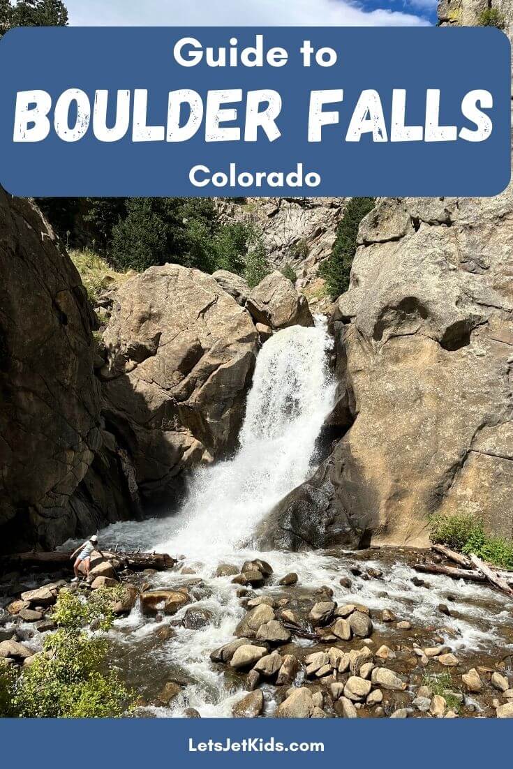 The Beautiful Boulder Falls Waterfall in Colorado