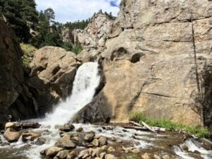 The Beautiful Boulder Falls Waterfall in Colorado