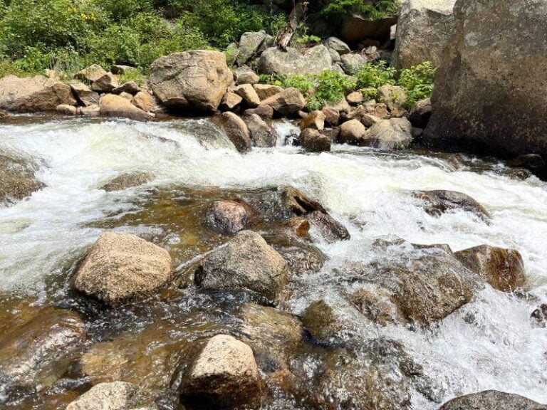 The Beautiful Boulder Falls Waterfall in Colorado