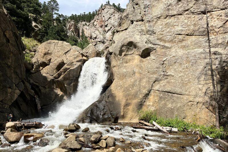 The Beautiful Boulder Falls Waterfall in Colorado
