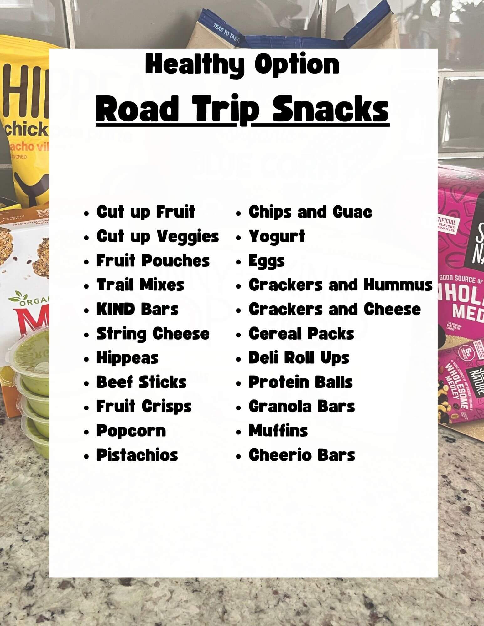 25+ Healthy Road Trip Snacks for Kids (and adults!)